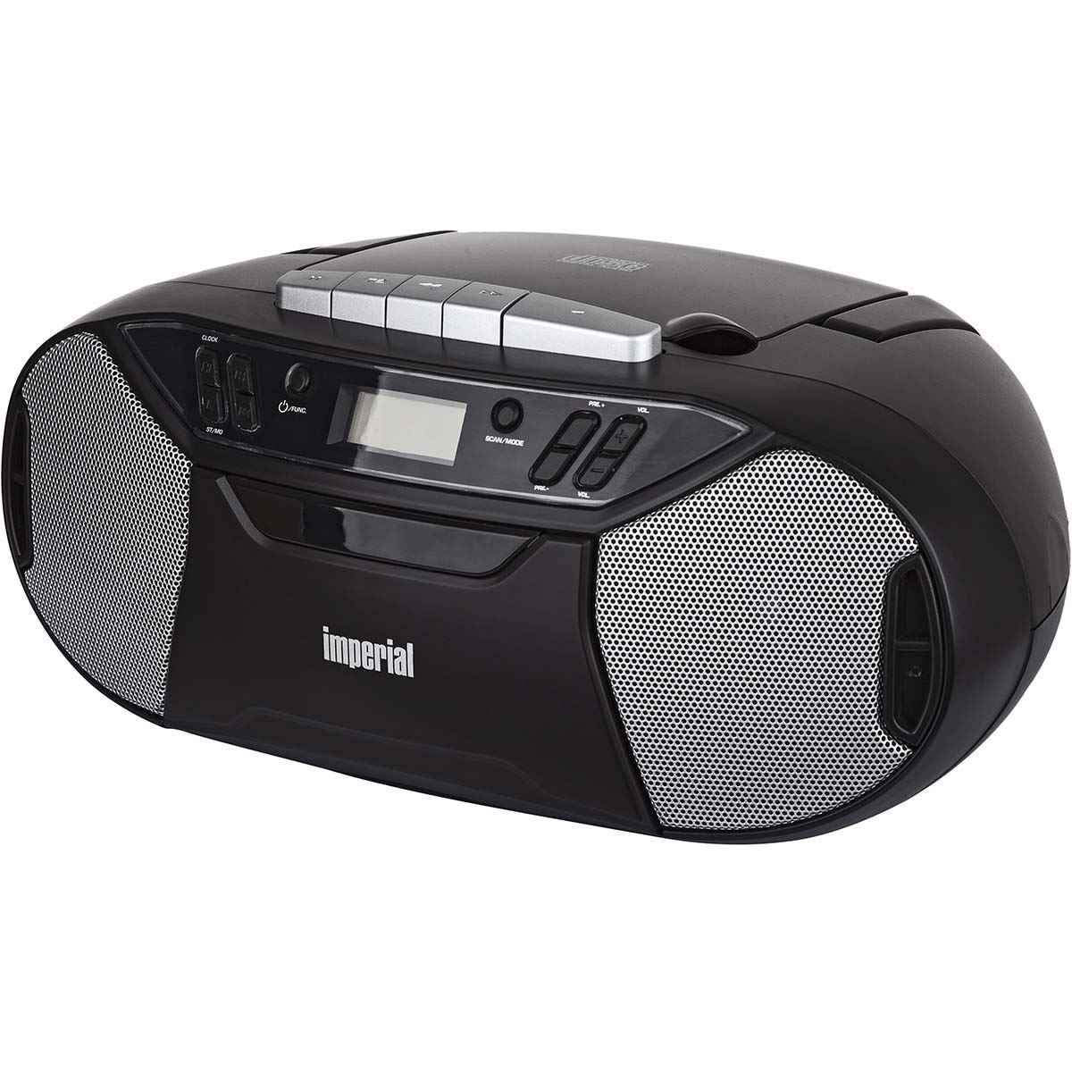 Imperial PBB 1 Compact Portable Boombox with CD player, Cassette Deck