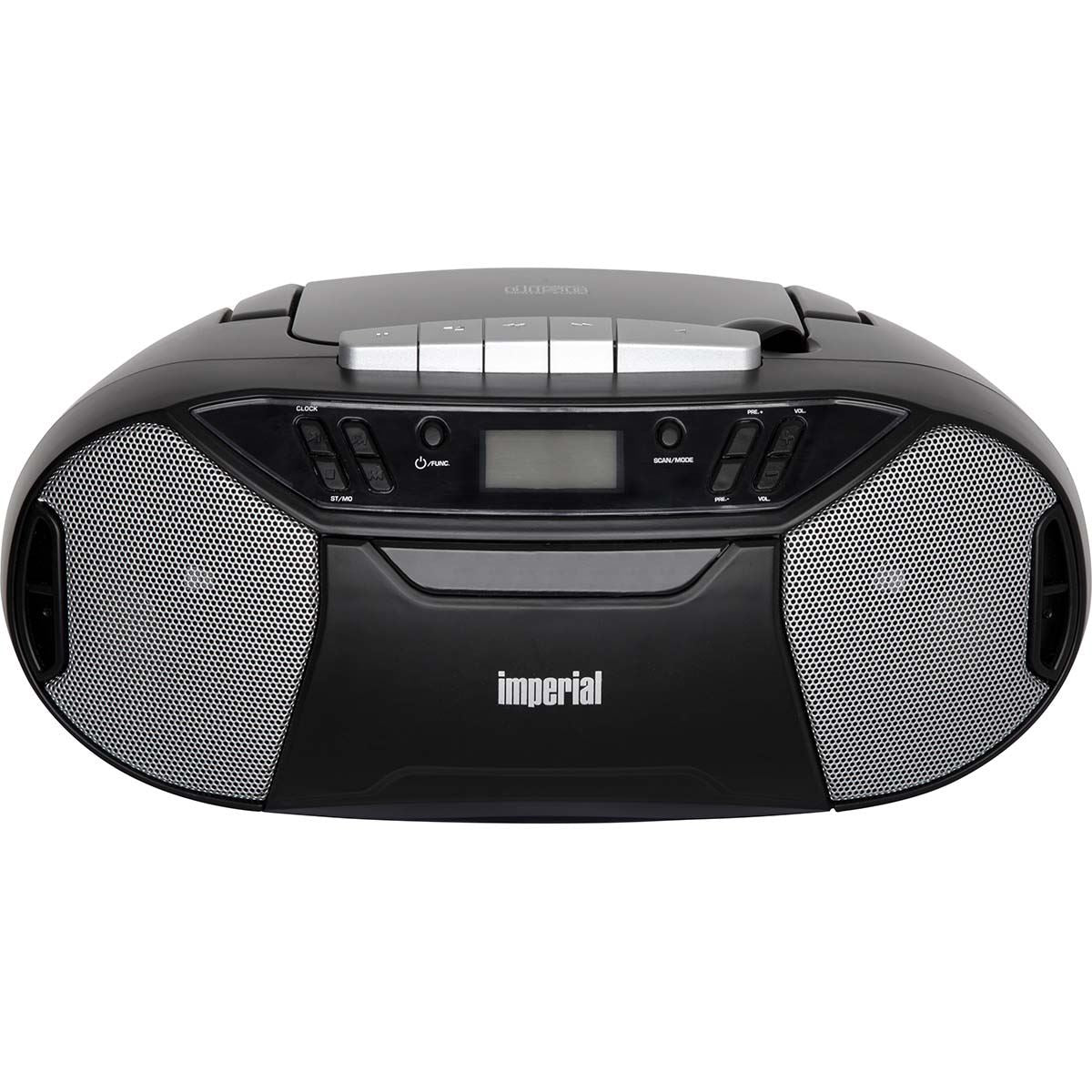 Imperial PBB 1 Compact Portable Boombox with CD player, Cassette Deck