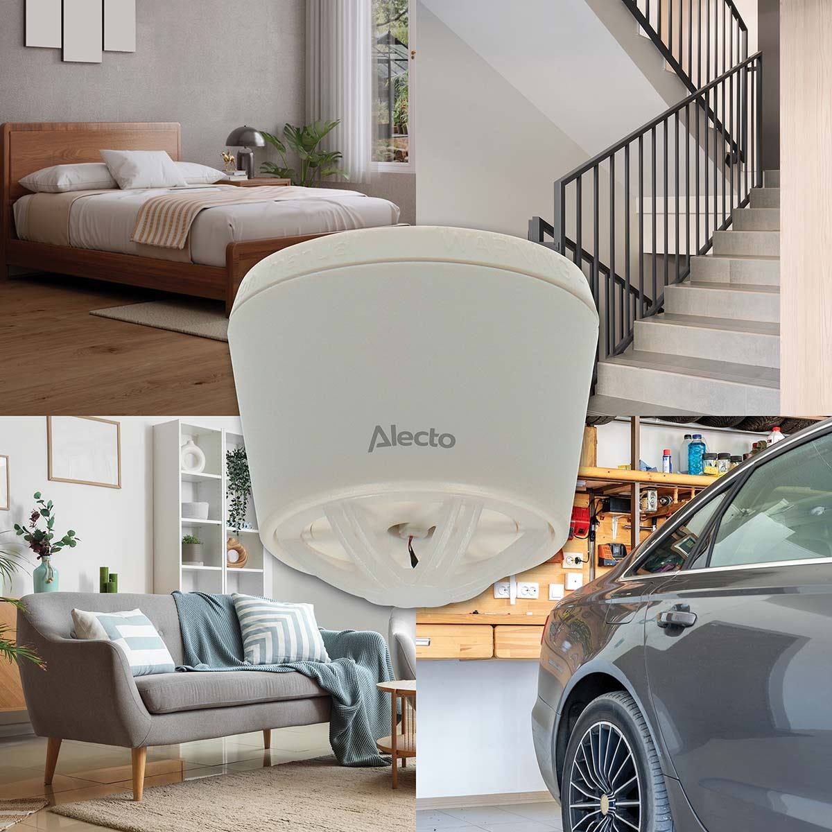 Alecto Heat Alarm | 10 Year Battery Powered | LED Indication | 85 dB