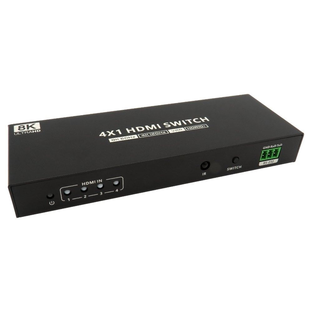 Ex-Pro HDMI Switch 1x4 Port V2.1 with IR Remote Control