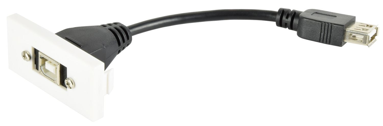 Av:link Keystone Wall Plate Module Outlet Faceplate USB2.0 Type-B Sock