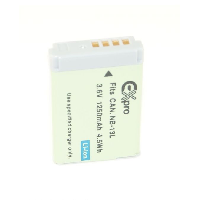 Ex-Pro® Canon NB-13L NB13L - 1250mAh Battery for Canon Cameras | BOXED2ME