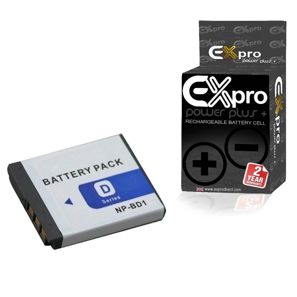 Ex-Pro Sony NP-BD1, NP-FD1 Li-on Digital Camera Battery | BOXED2ME